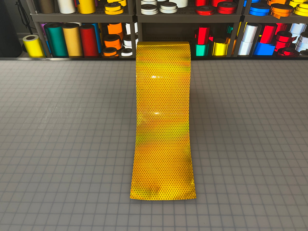 6" Inch Oralite V98 School Bus Yellow Prismatic Reflective Tape – Reflective Pro