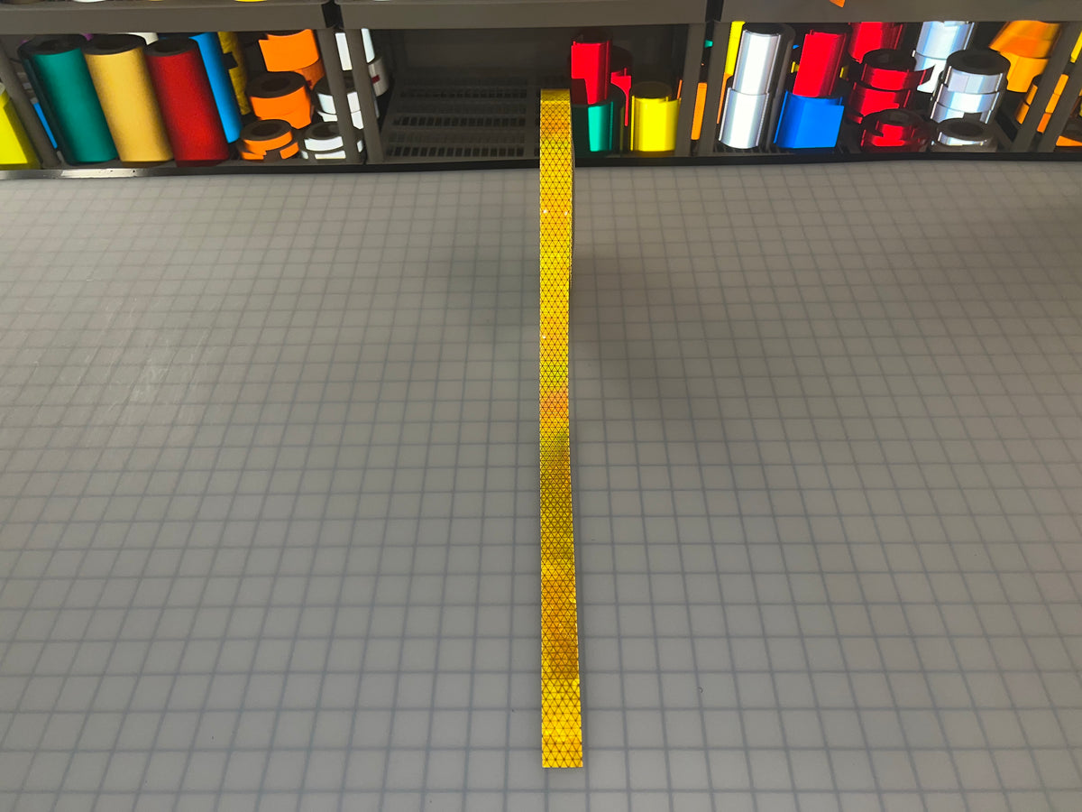 1" Inch Oralite V98 School Bus Yellow Prismatic Reflective Tape – Reflective Pro