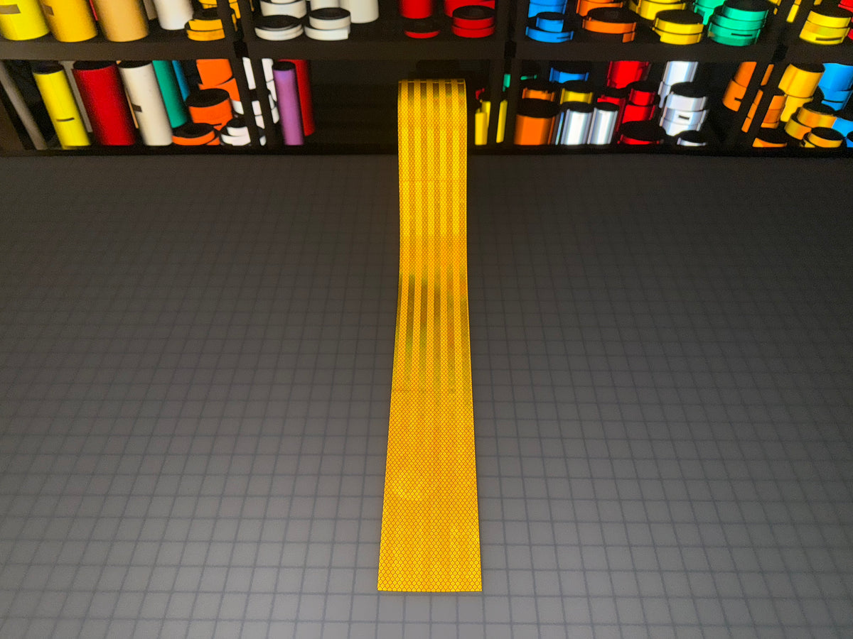 4" Inch Yellow Reflective Tape 3M 3430 EGP Prismatic (Type 1 ...