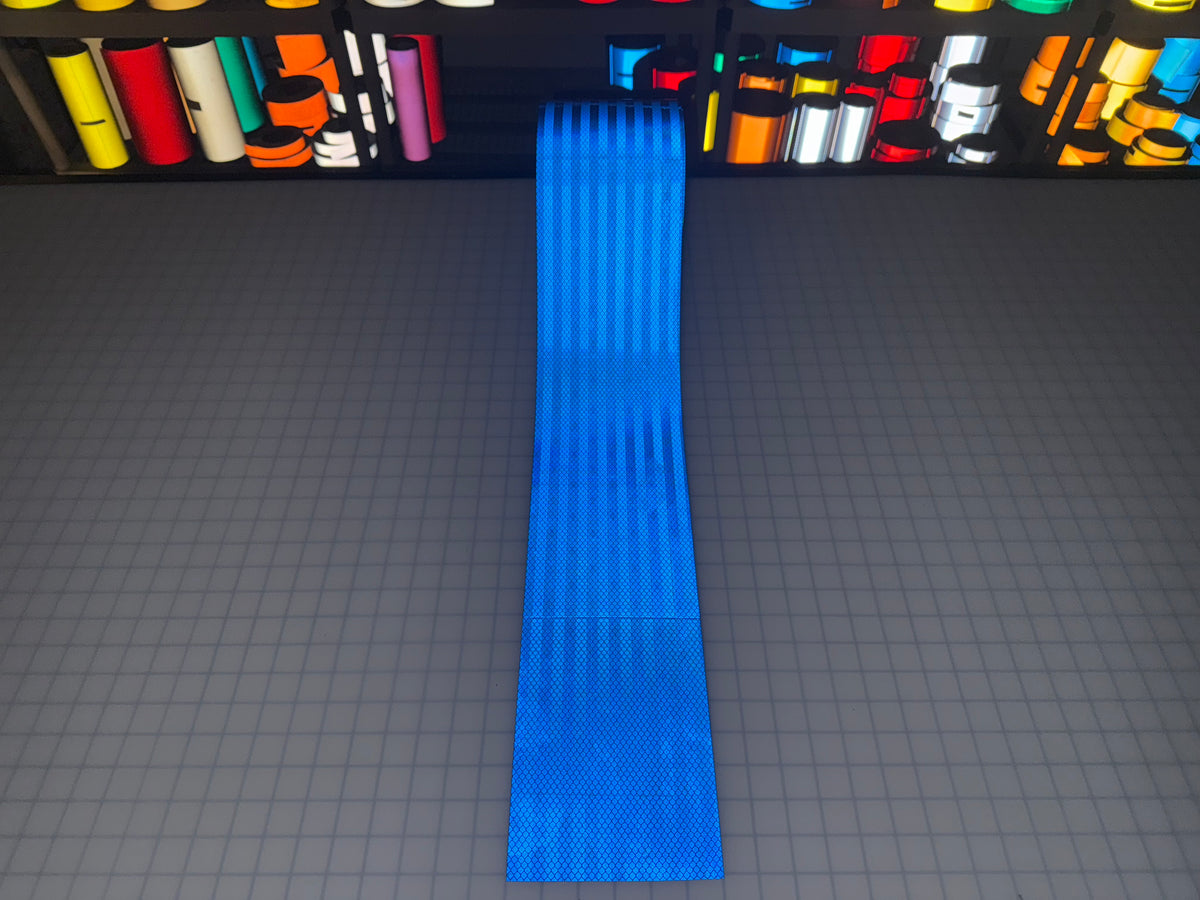 6" Inch Blue Reflective Tape 3M 3430 EGP Prismatic (Type 1 ...