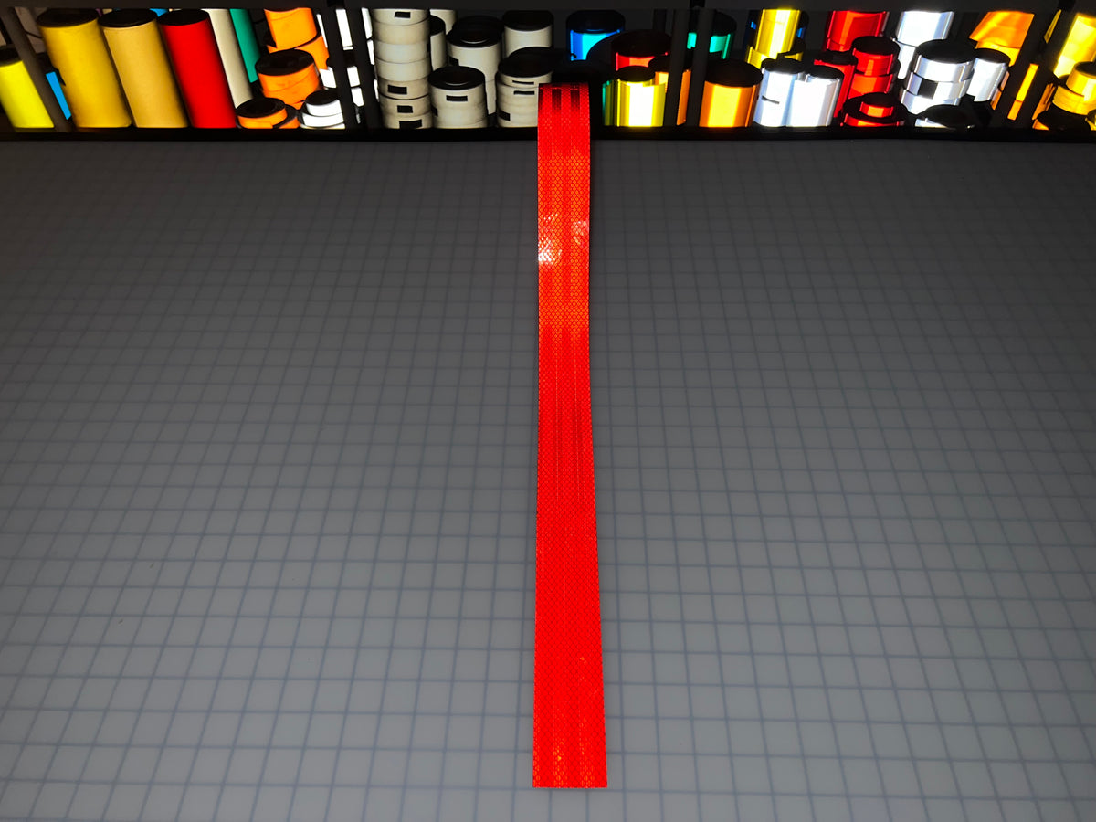 2" Inch Red Reflective Tape 3M 3930 HIP – Reflective Pro