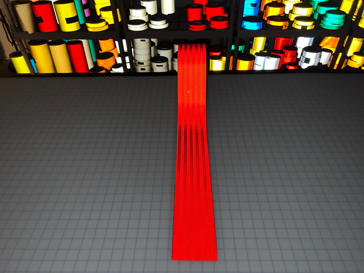 4" Inch Red Reflective Tape 3M 3930 HIP – Reflective Pro