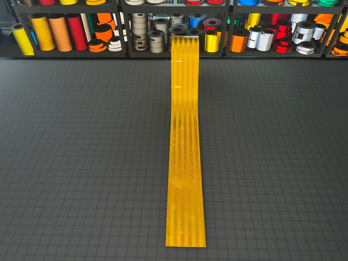 4" Inch Yellow Reflective Tape 3M 3930 HIP – Reflective Pro
