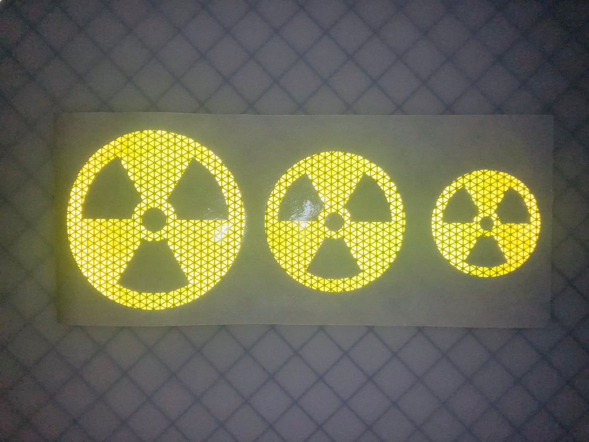 Reflective Prismatic "Nuclear" Sticker Oralite V98 – Reflective Pro