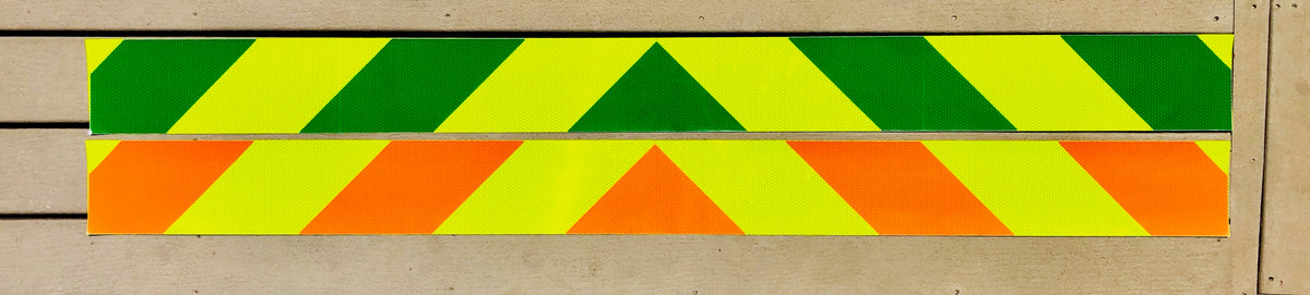 6"x72" Reflective Chevron Panels Oralite (Multiple Colors) – Reflective Pro